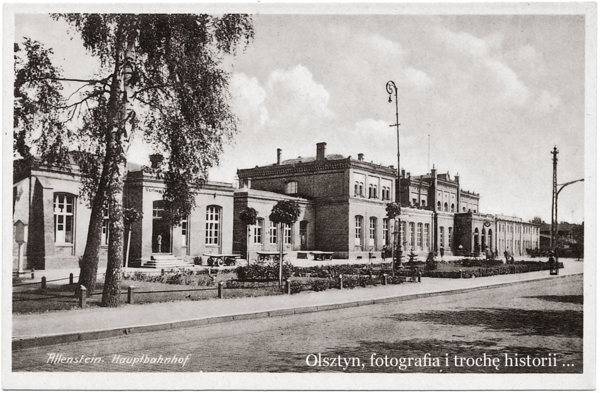 Olsztyn, fotografia i trochę historii ...: Allenstein - Hauptbahnhof