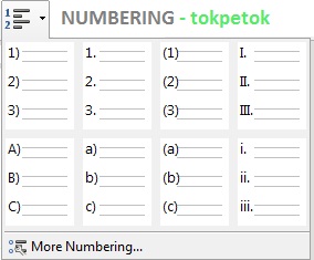 Cara Menggunakan Bullets and Numbering di Writer LibreOffice