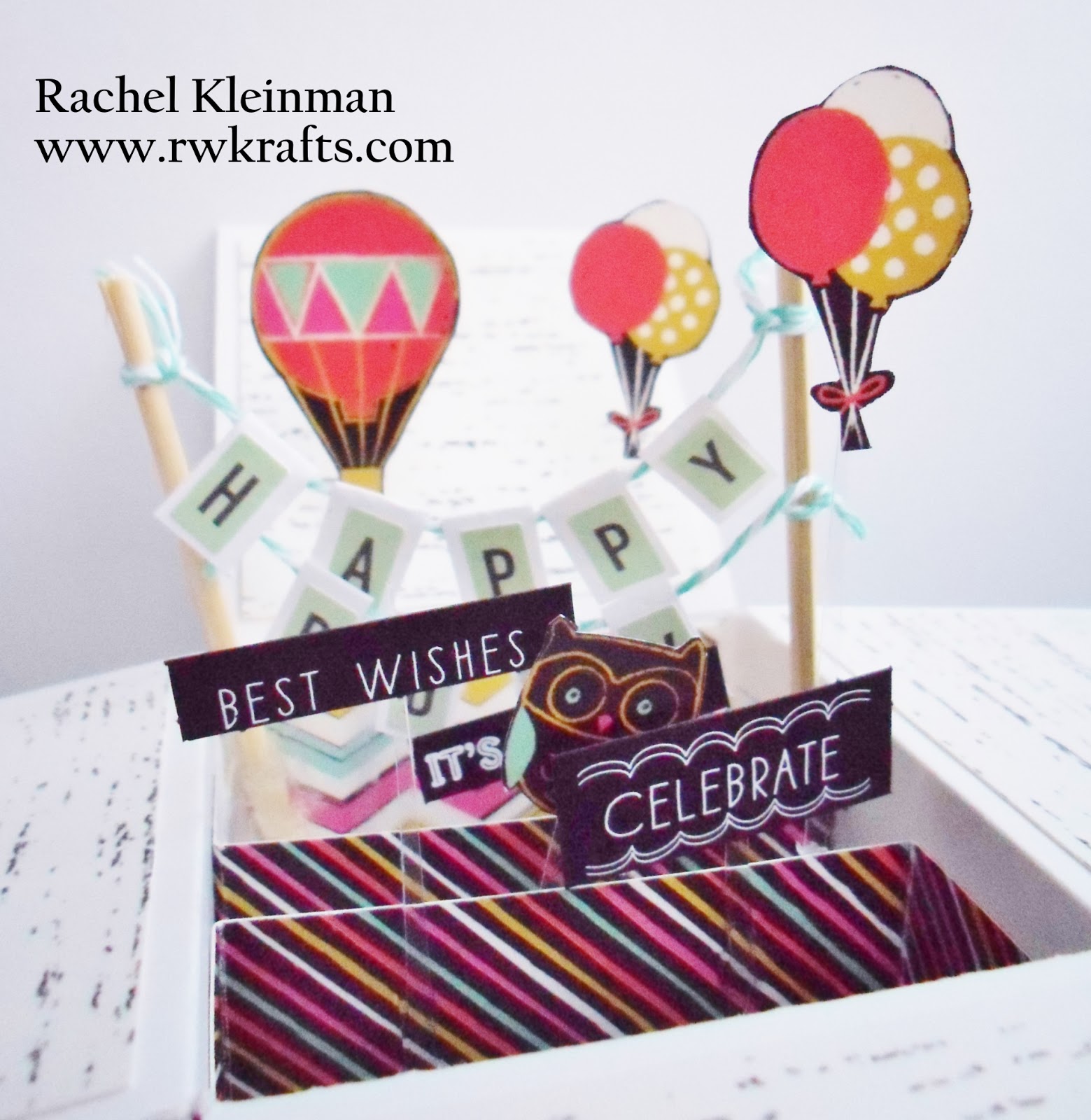 RWKrafts: Birthday Pop Box Card