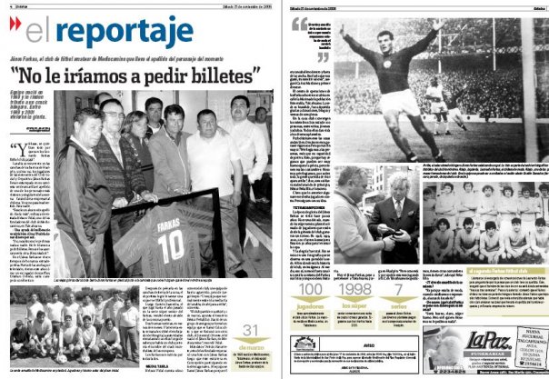 CLUB DEPORTIVO JANOS FARKAS: HISTORIA DEL CLUB JANOS FARKAS