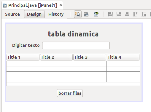 Coderopro Ingresar Datos En Una Tabla Dinamica Java