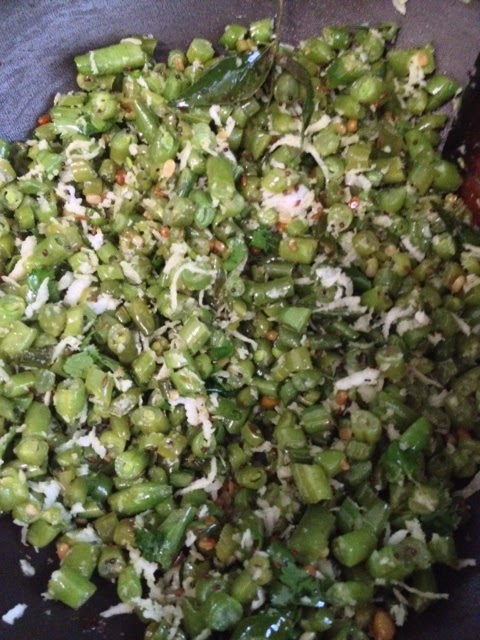 Green Beans Palya / Hurlikayi Palya | Smitha Shrisha's Carpe Diem Spicy ...