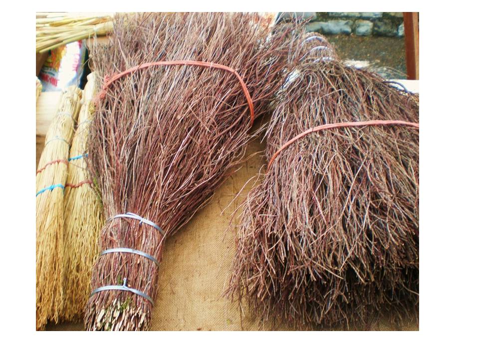 Stitches Thru Time: Brooms to Sweep Away Troubles