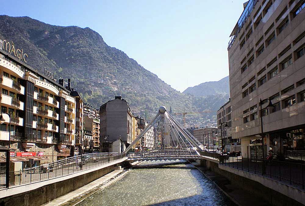 ANDORRA LA VELLA, THE CAPITAL OF THE PRINCIPALITY OF ANDORRA