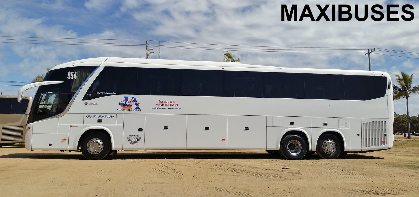 MAXIBUSES: AUTOBUSES V&A TRAVEL INTERNATIONAL (TURISMO)