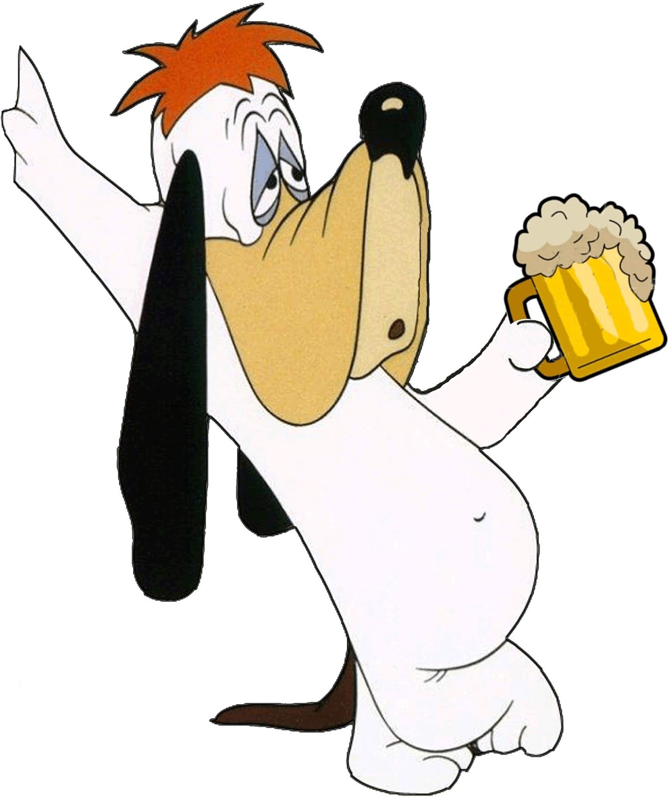 Droopy Dog Cartoon Going Down