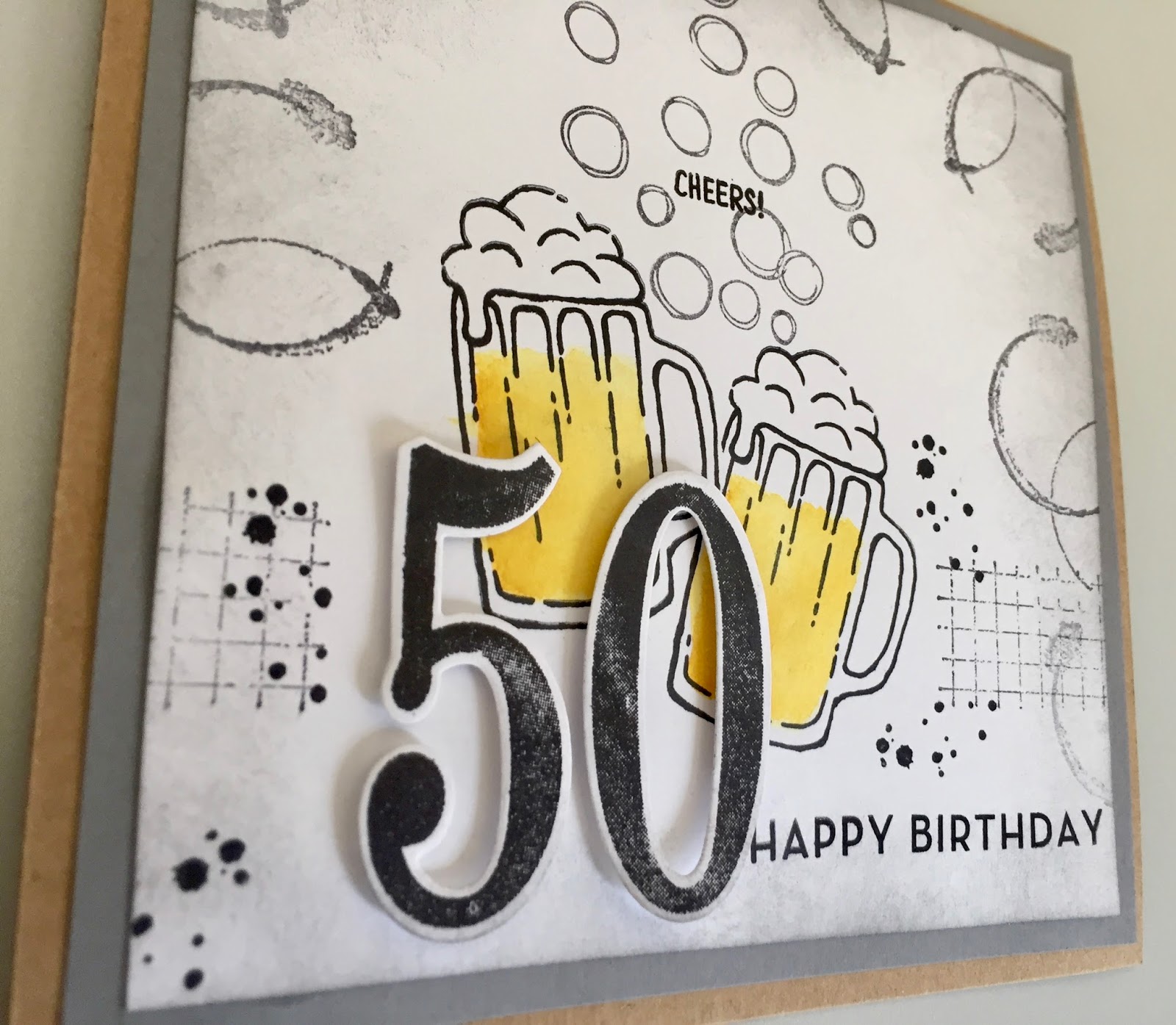 Laura's Creative Moments: 50th BIRTHDAY CARD IDEA