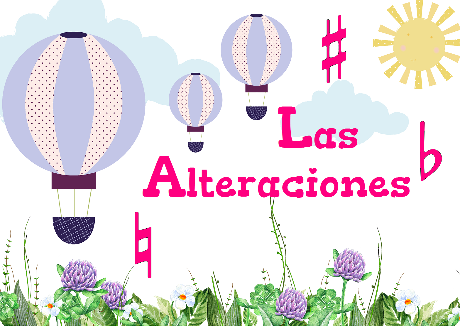 LAS ALTERACIONES MUSICALES: sostenido, bemol y becuadro [Music Ideas]