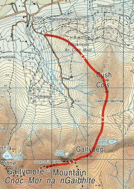 Pennine Ridge Fell Runner: Galtymore Co Tipperary Ireland July 2012