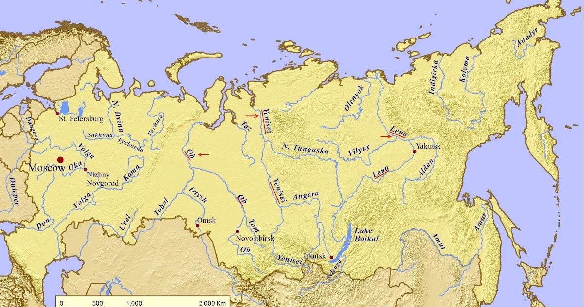 Irtysh River Map