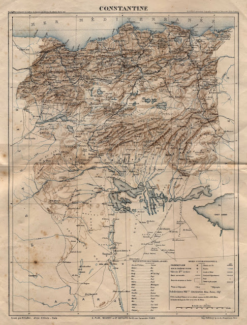 L'Est Algérien parle: Carte du Constantinois de 1848 à 1955