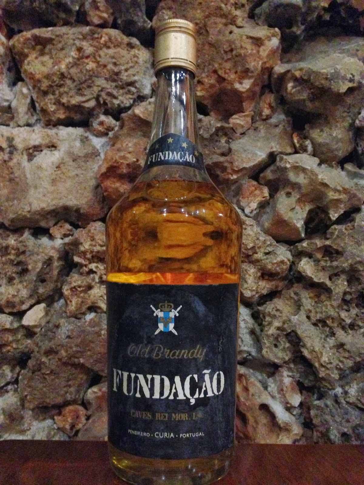 Aguardentes Alves: Old Brandy FUNDAÇÃO ( Antiga )