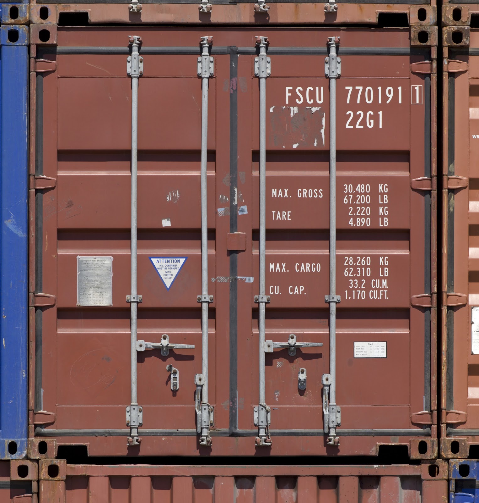 Thư viện 3D: [Mapping] Metal Container Textures Part 4