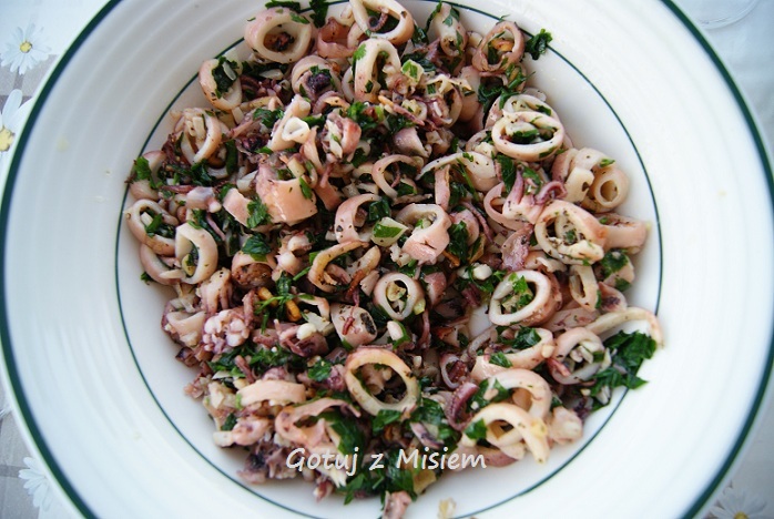 Gotuj z Misiem: Kalmary smażone z pietruszką