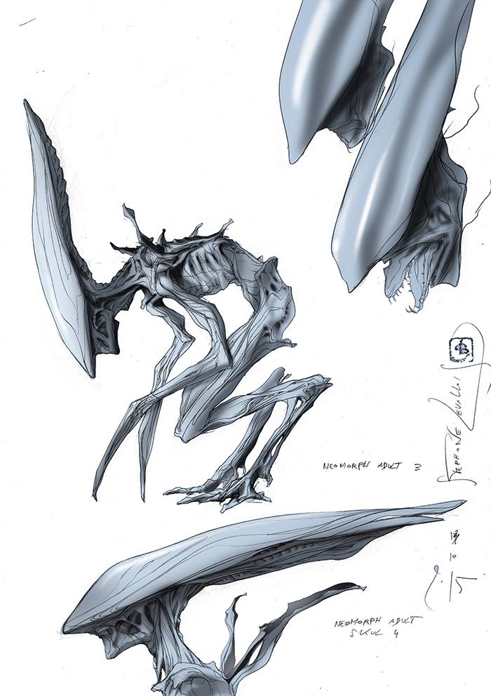 Alien Explorations: Alien Covenant: Adult Neomorph by Stephane Levallois