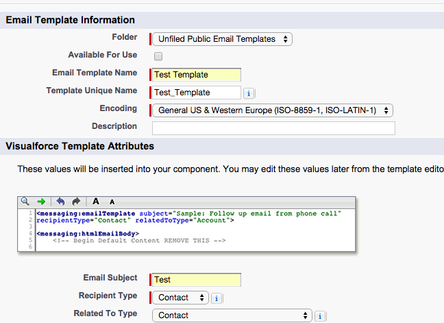 project Superior : Salesforce - Mass email Contacts using Visualforce email template