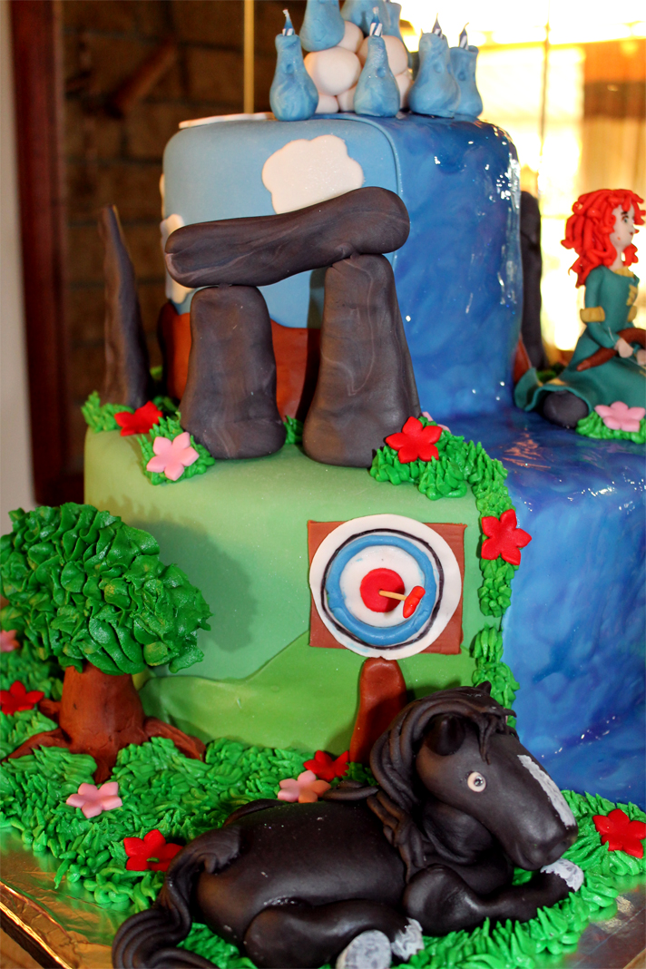 Delana's Cakes: Brave Cake