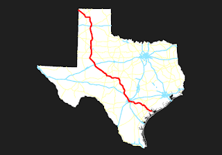 Texas State Highway 87 - Texas Highway Map
