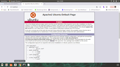 TUTORIAL INSTALASI WEB SERVER PADA LINUX UBUNTU