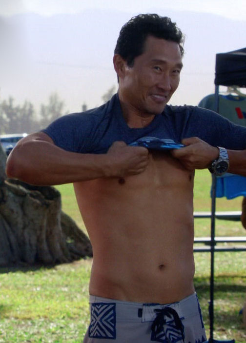 my new plaid pants: Good Morning, Gratuitous Daniel Dae Kim