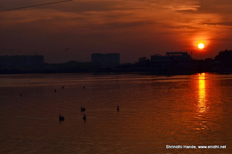 Skywatch-Sunset at Muttukadu, ECR, Chennai - eNidhi India Travel Blog