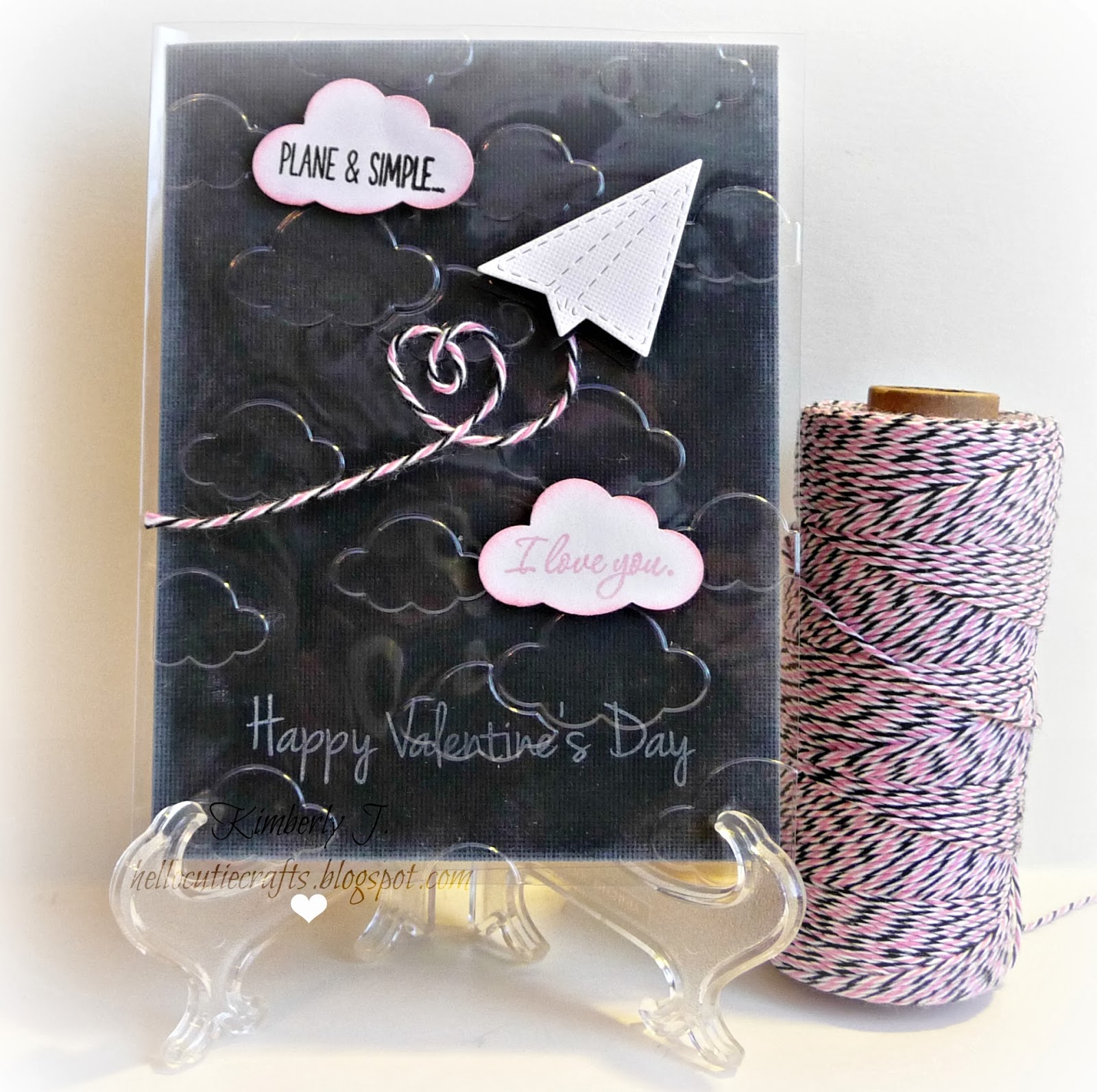 Twine It Up! by Annie's Paper Boutique : Plane and Simple Twine Valentine