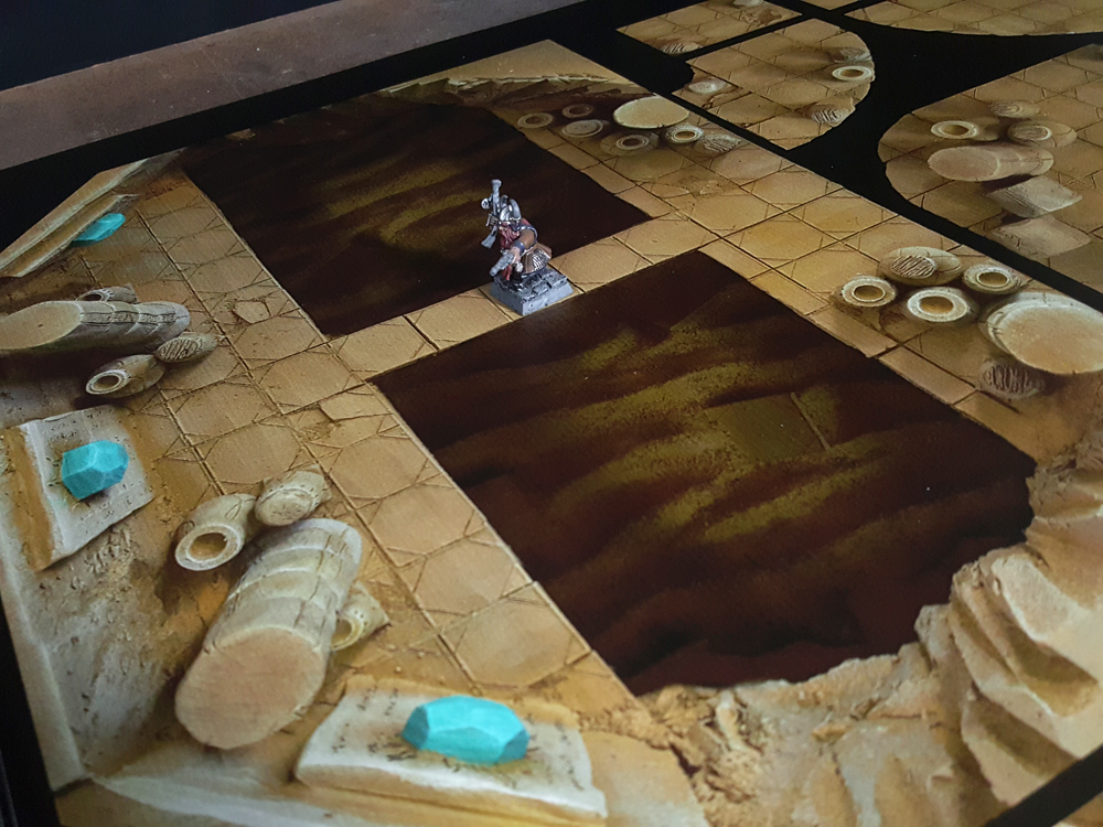 Wargame News and Terrain: Custom Terrain: New The Desert Temple Modular ...