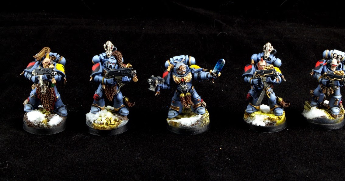 Orion Paintworks: Showcase: Space Wolves Grey Hunters