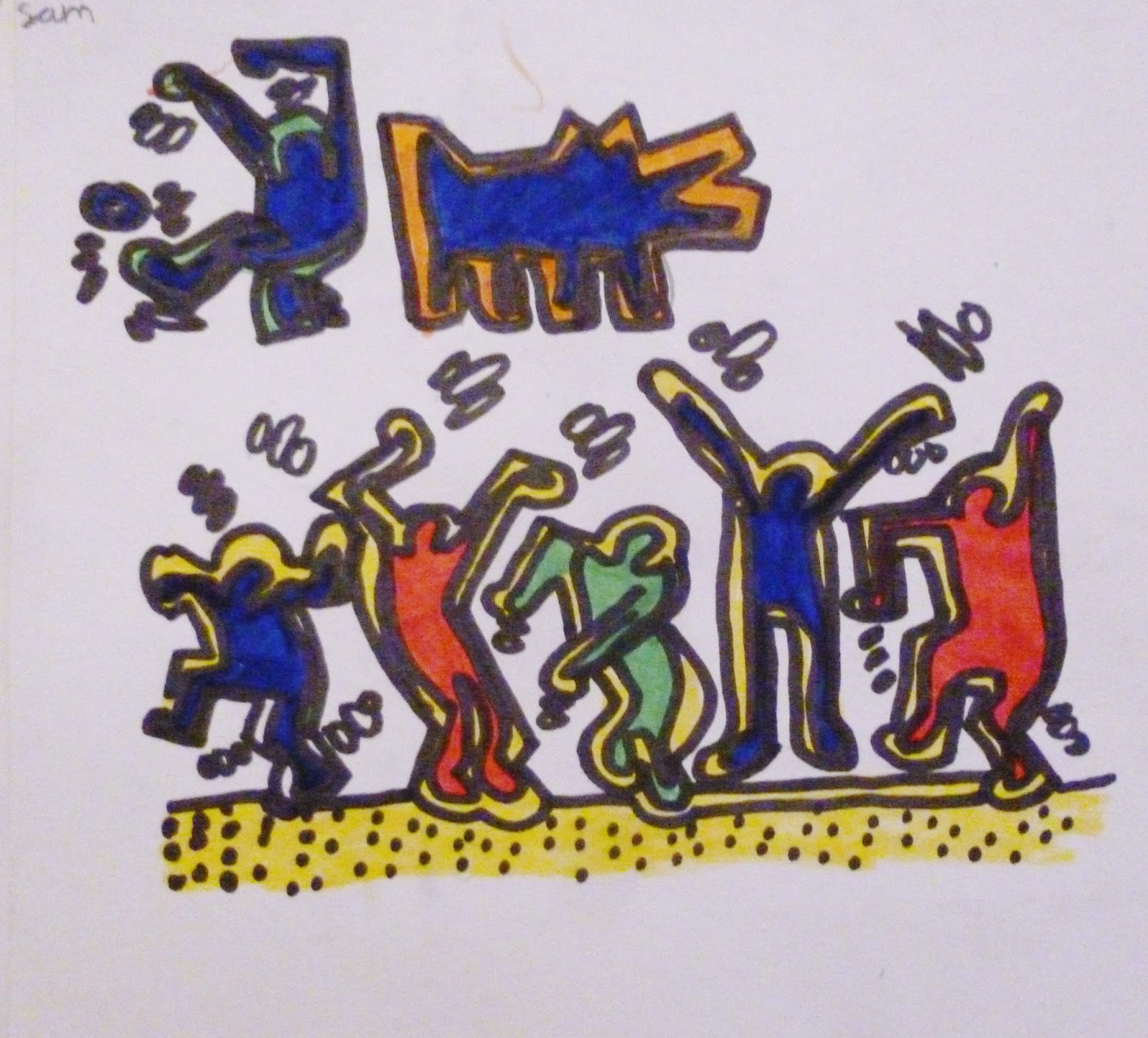 NorthEastArts: Keith Haring- Primary Art