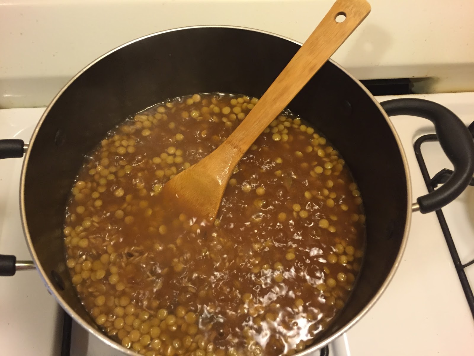 RECETAS VIRTUALES, SABORES REALES, COMIDA ECUATORIANA: Moro de lentejas ...