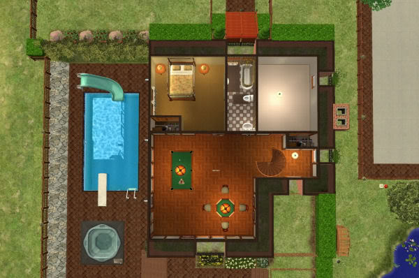 Twoflower's Sims 2 Lots: 130 Sim Lane