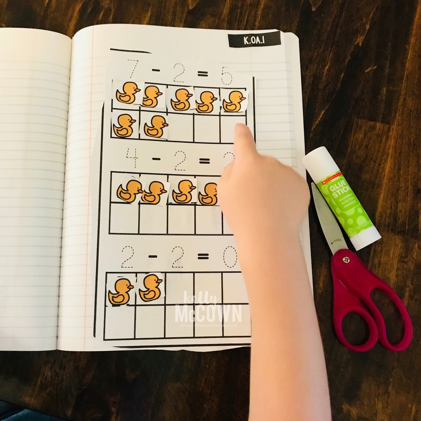 Kelly McCown: April Interactive Math Notebook Kindergarten