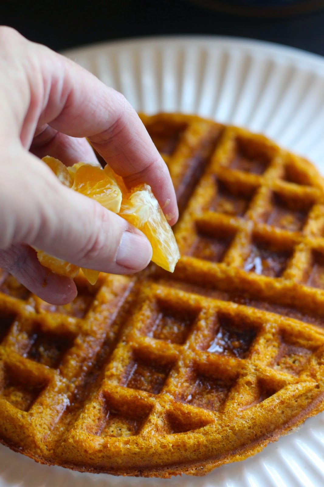 Where Your Treasure Is: Wholesome Carrot and Orange Waffles