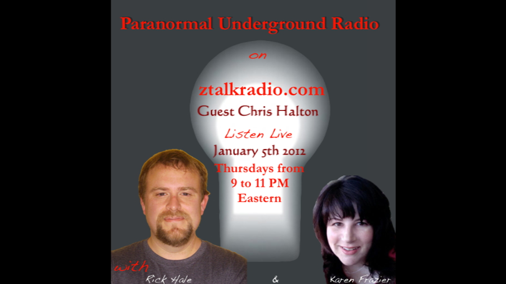 CHRIS HALTON ON INTERNET RADIO SHOW THURSDAY 5th JAN 2012 | Haunted ...