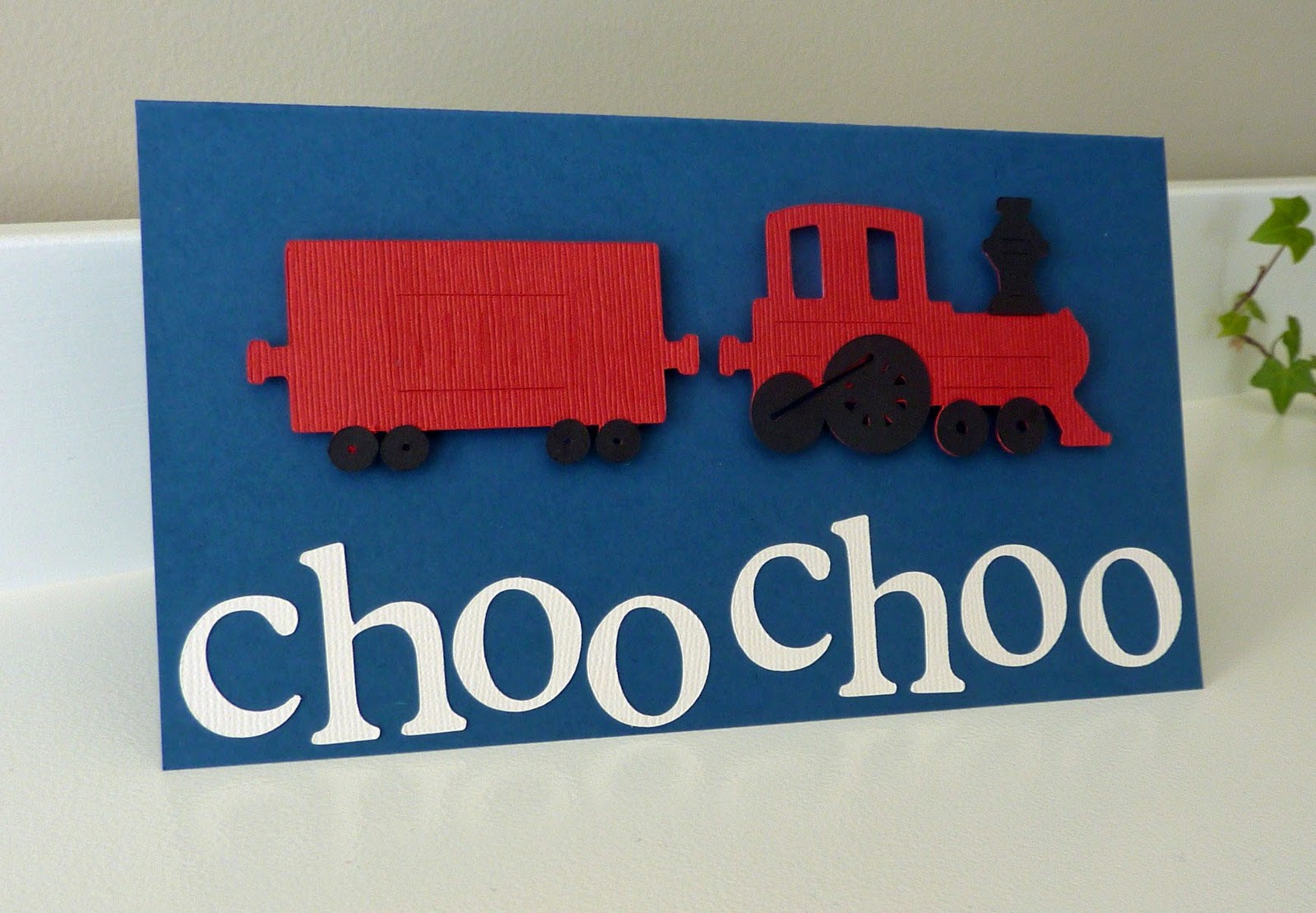 My Crafty Days: Cricut Train Card