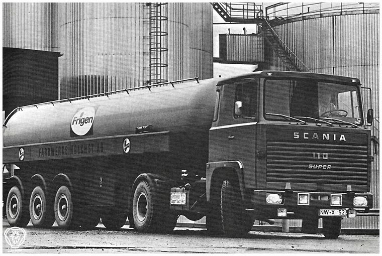 SCANIA: Scania 110 LB110s -34 Frigen / Farbwerke Hoechst AG.