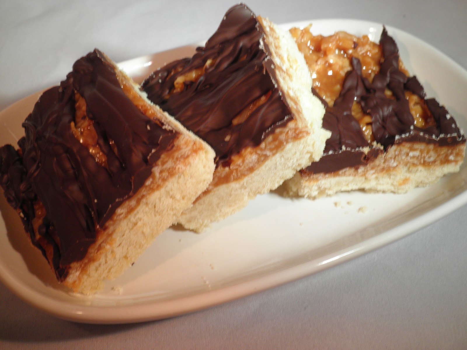 Secrets from the Cookie Princess: Samoa Cookie Bars