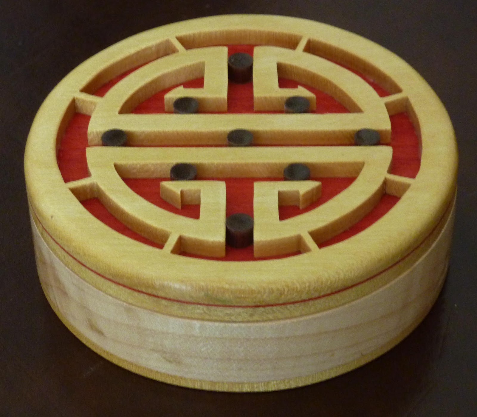 Scroll Saw Bowls: Asian-style pivot lid box