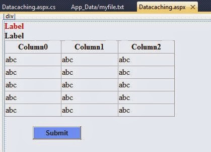 How to Implement Caching concepts in asp.net website | MY.NET Tutorials