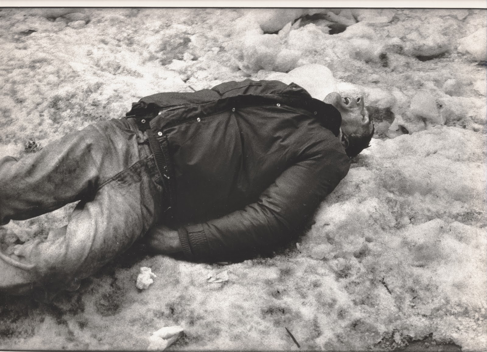 PSWB Portraiture: Man Passed Out in Snow, Lower 3rd Avenue, New York ...