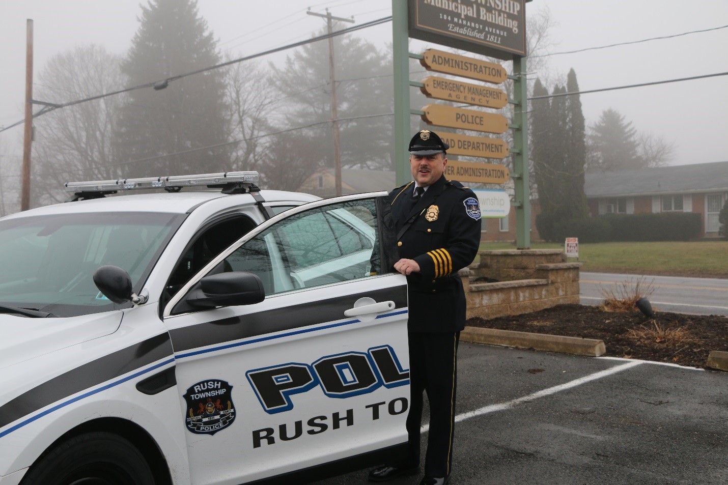 Chief Reports Reduction of Crime in Rush Township in 2018
