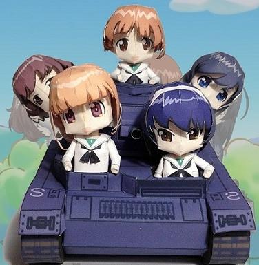 Girls und Panzer Papercraft | Papercraft Paradise | PaperCrafts | Paper ...