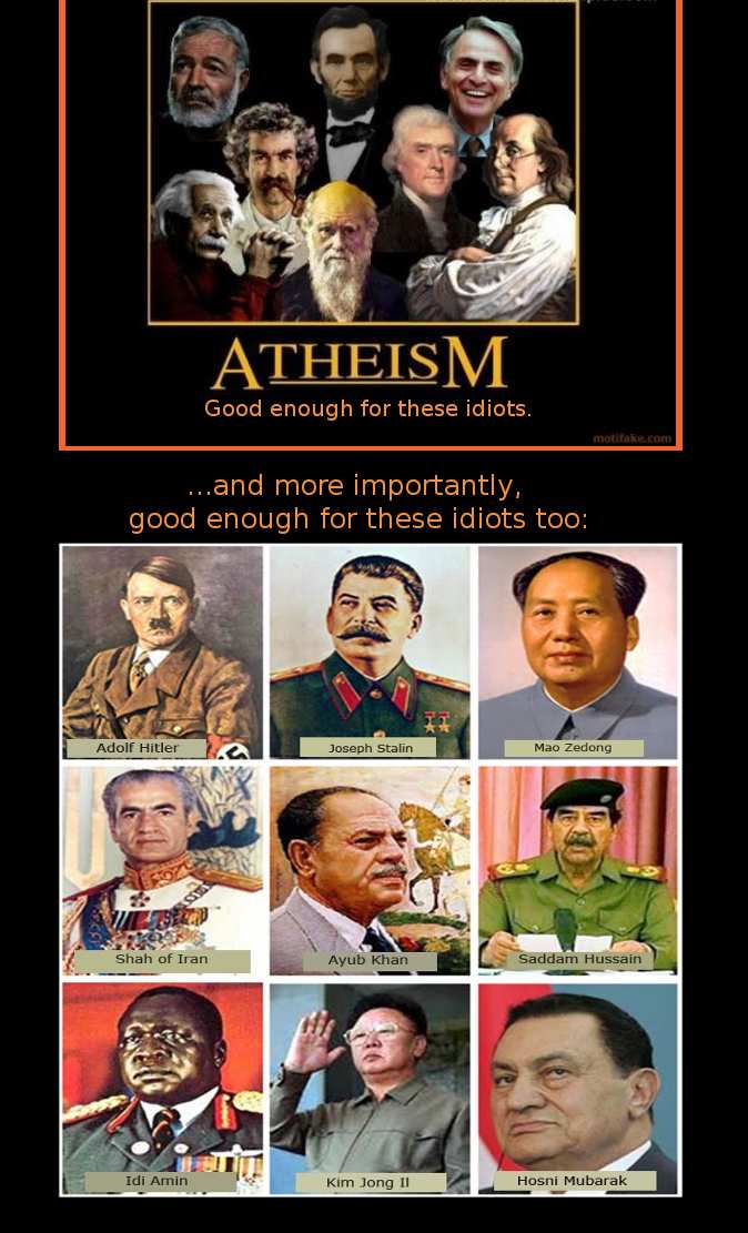 Famous Atheists Poster