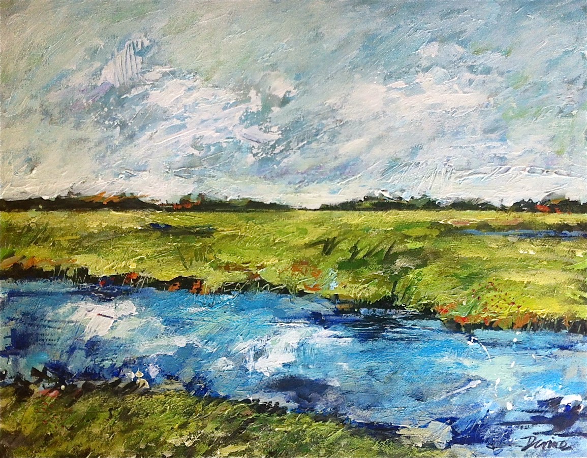 Devine Paintings: Large Abstract Contemporary Landscape