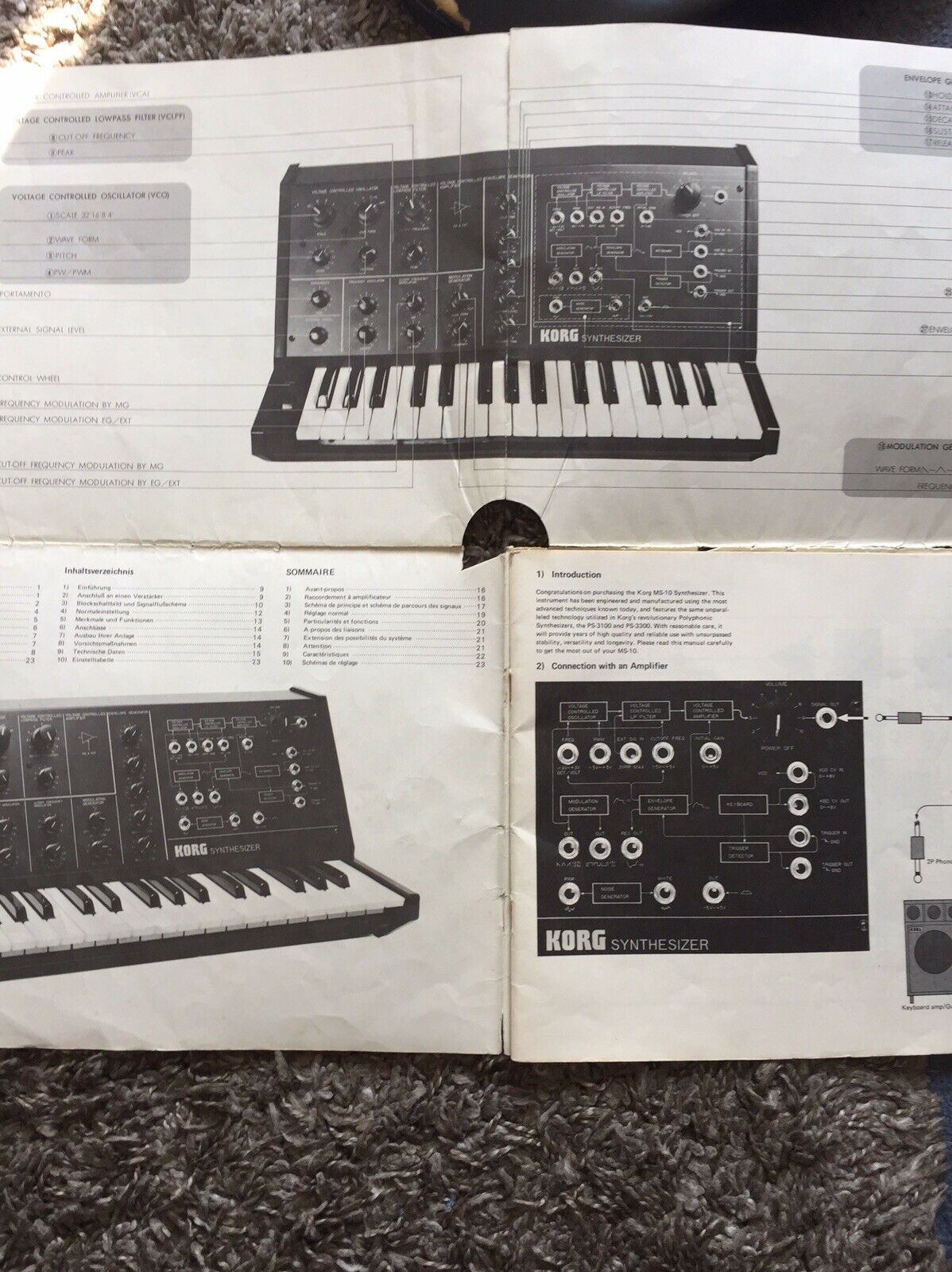 MATRIXSYNTH: Korg MS10 Vintage Analogue Mono Synth SN 137872