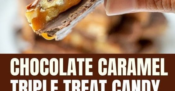 Triple Treat Chocolate Caramel Candy Bars - The Country Chic Cottage