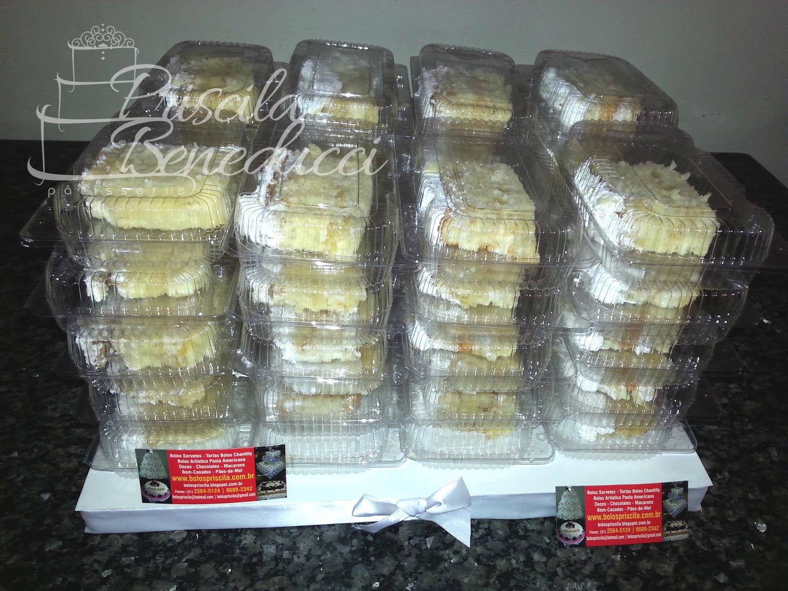 Bolos Priscila Beneducci Pâtisserie: "Bolo Fatiado na Caixinha Belo ...