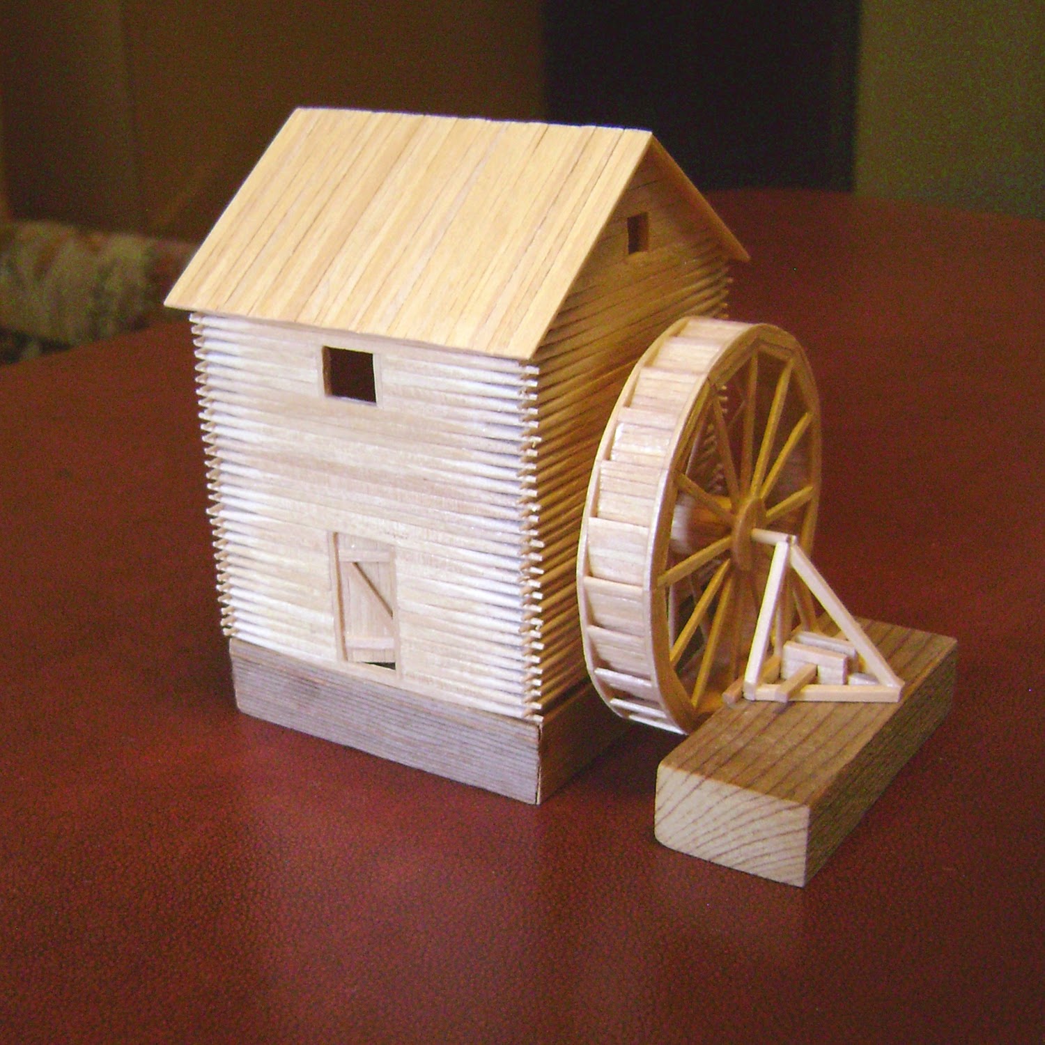 Old West Toothpick Town: Grist mill