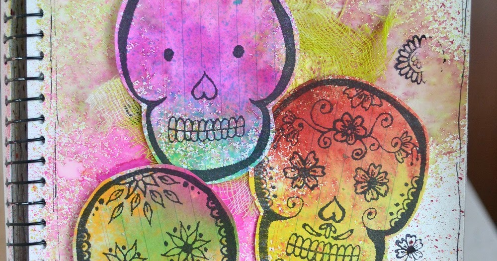 Sharon's Showcase: Sin City Stamps Sugar Skull Blog Hop!!!