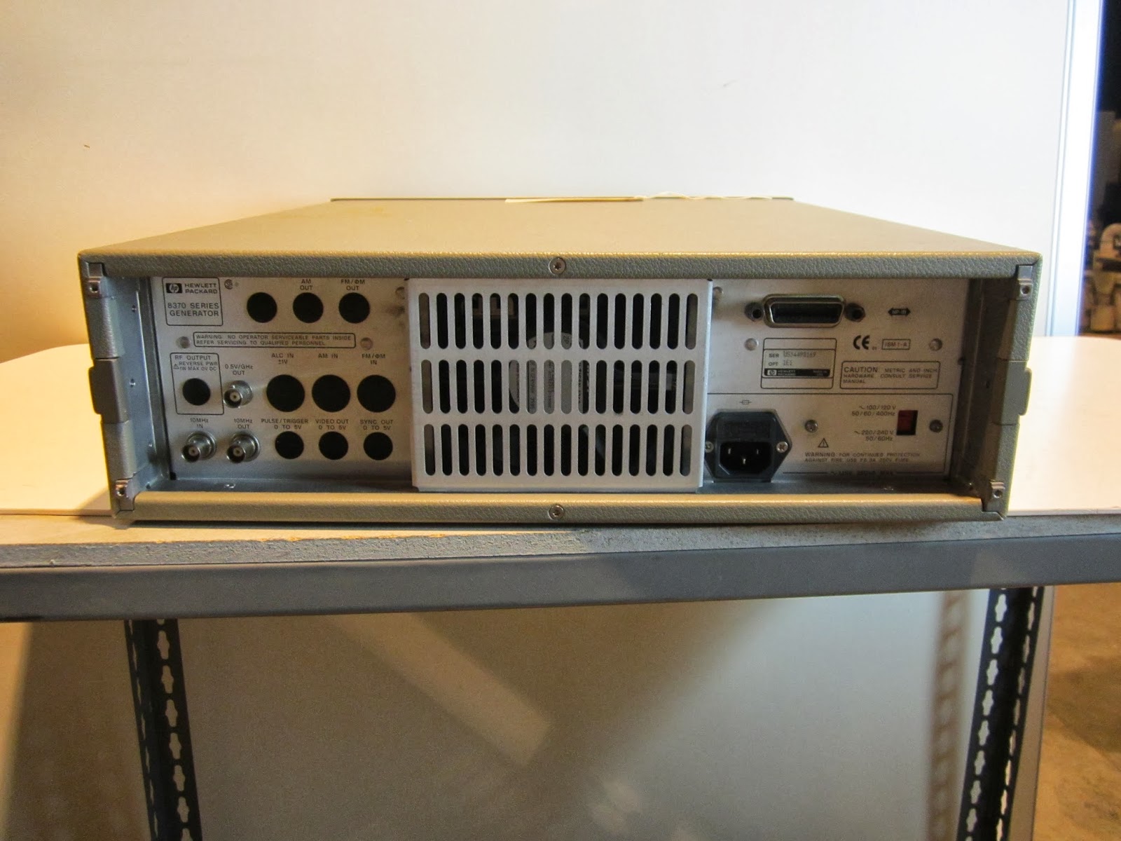 HP 83712B Synthesized CW Generator 10MHz to 20GHz (TMU088) - Panatron Inc.